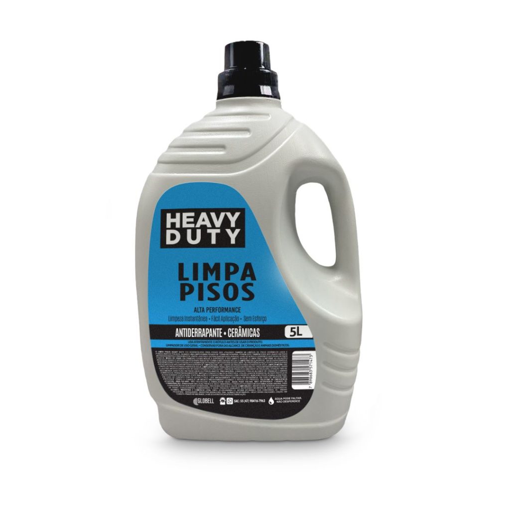 Limpa Pisos Antiderrapante, Cerâmica e Pedras Heavy Duty - 5l - Globell